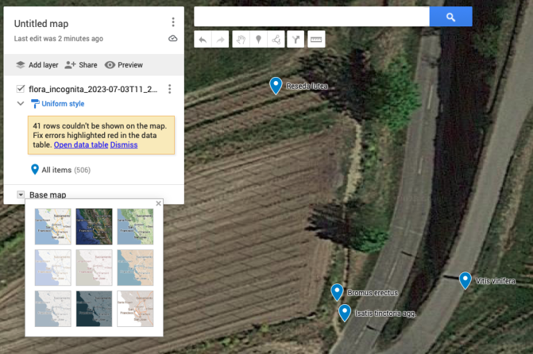 How to export your Flora Incognita records to a custom map (OpenStreetMap, QGIS, R and Google ...